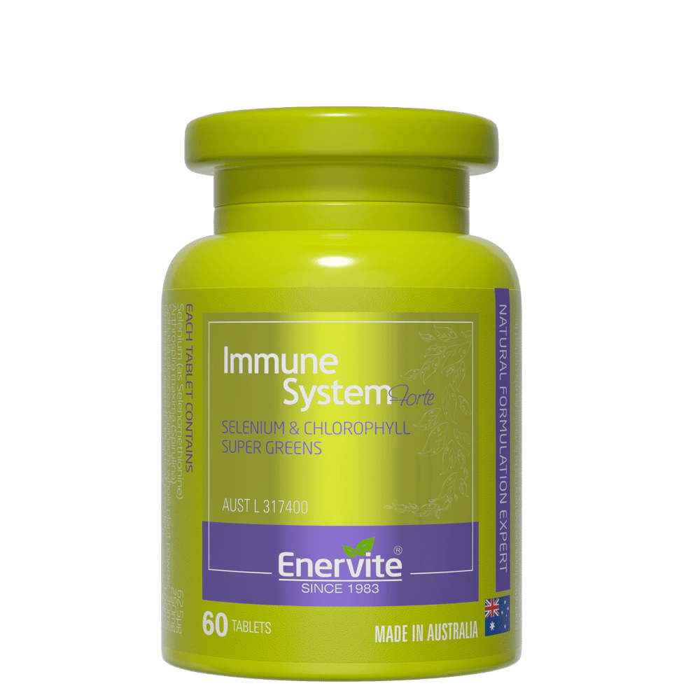 Enervite Immune System - forte (vegan). Supporting over all health ...