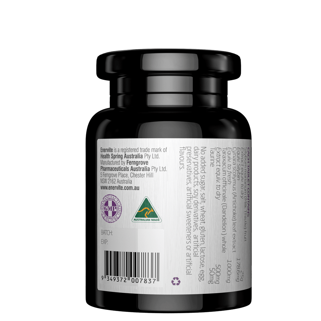 Liver Detox Plus Milk Thistle Complex 25000 -60s – ENERVITE